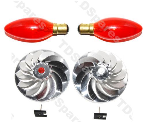 Fireglow Candle Flame Bulb Service Kit Includes 2 x SBC 25w 240v B15d ...